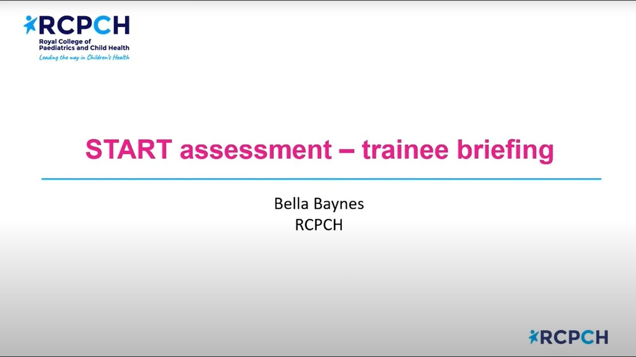 START assessment - trainee briefing - YouTube