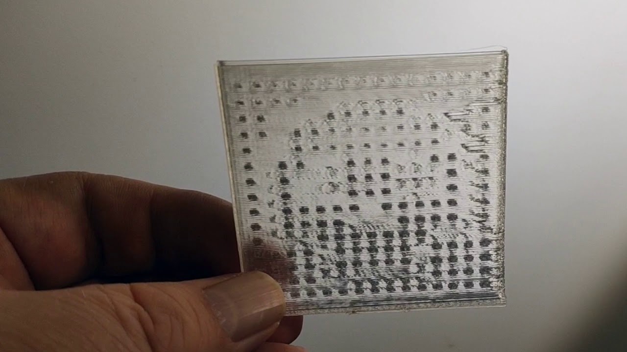 Full 3D printing animation lens - YouTube