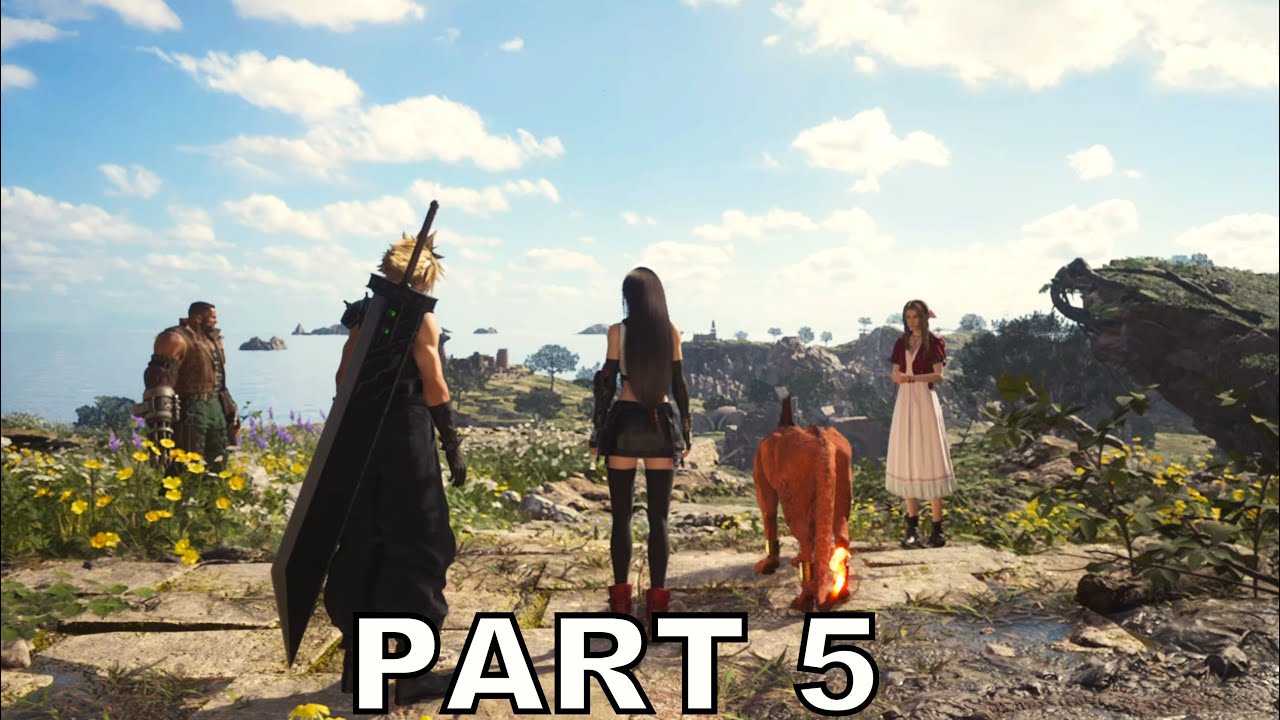 FINAL FANTASY 7 REBIRTH Walkthrough Gameplay Part 5 - GRASSLANDS (FF7 ...