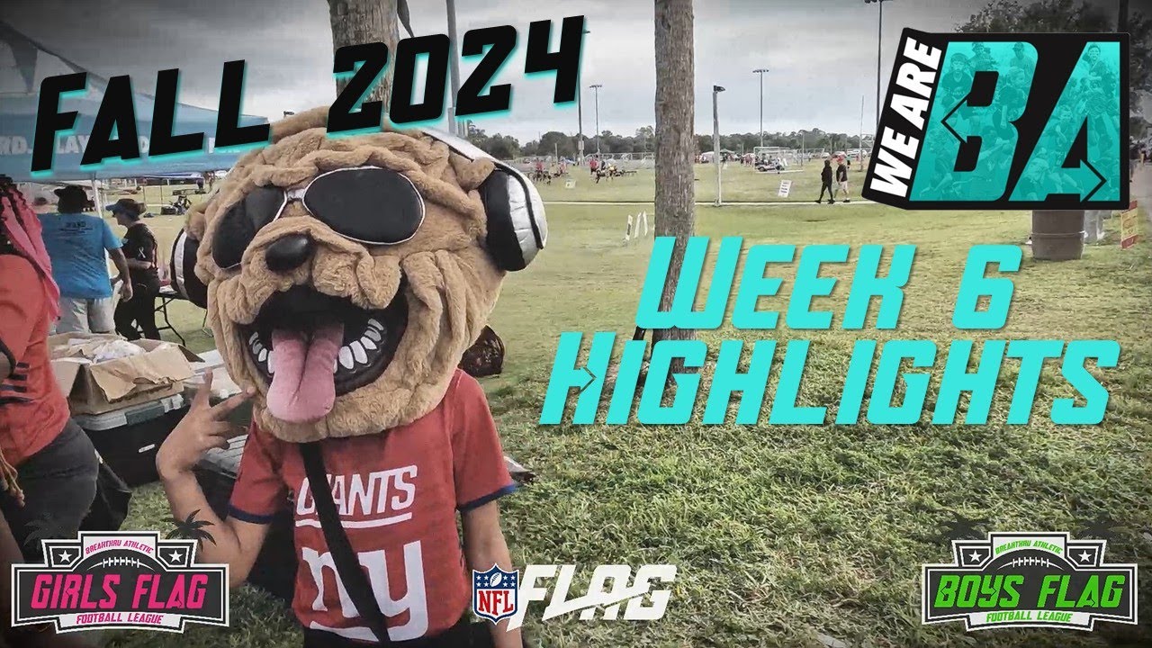 BA League NFL Flag Football Fall 2024 Week 6 Highlights - YouTube