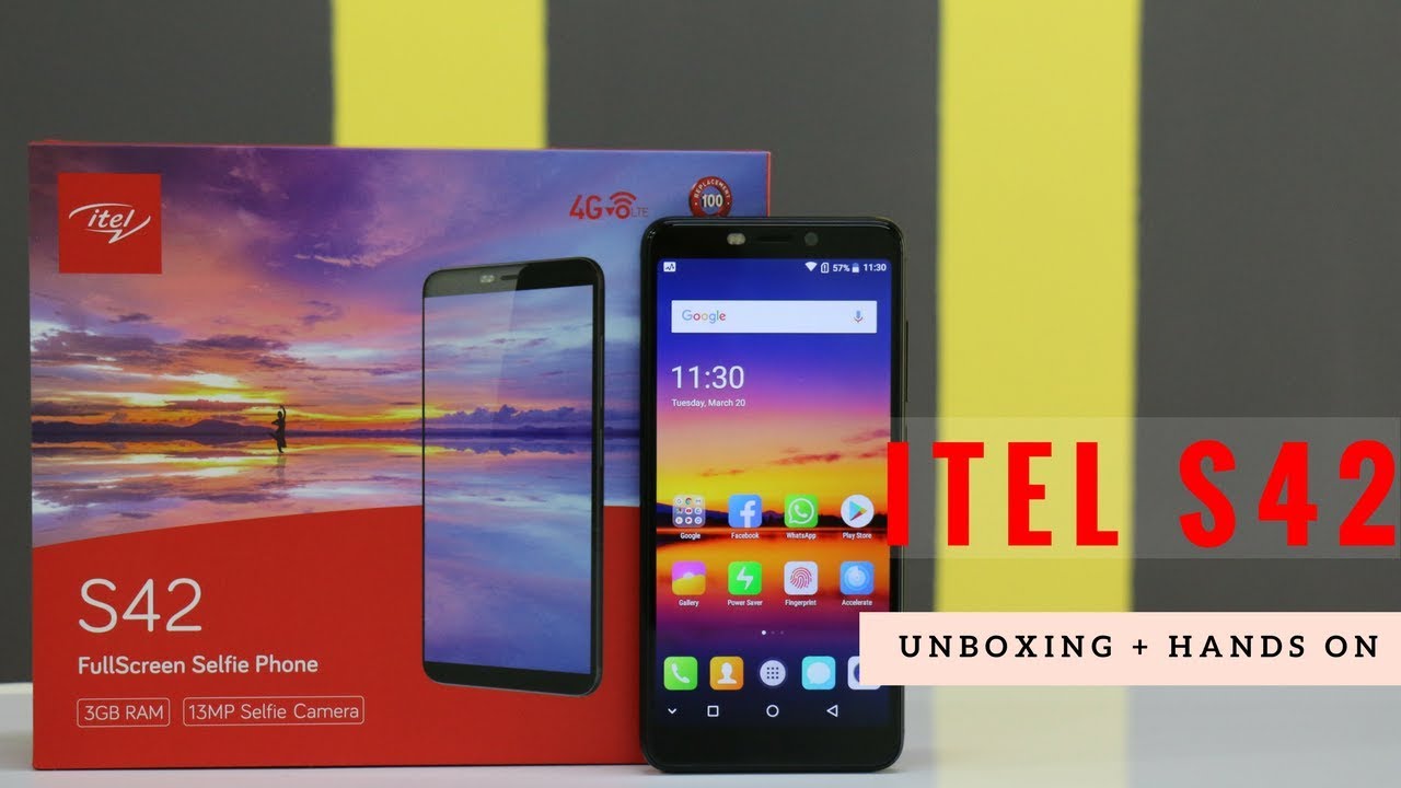 itel S42 Unboxing and Hands On | 18:9 Display | 13 MP Selfie Camera ...