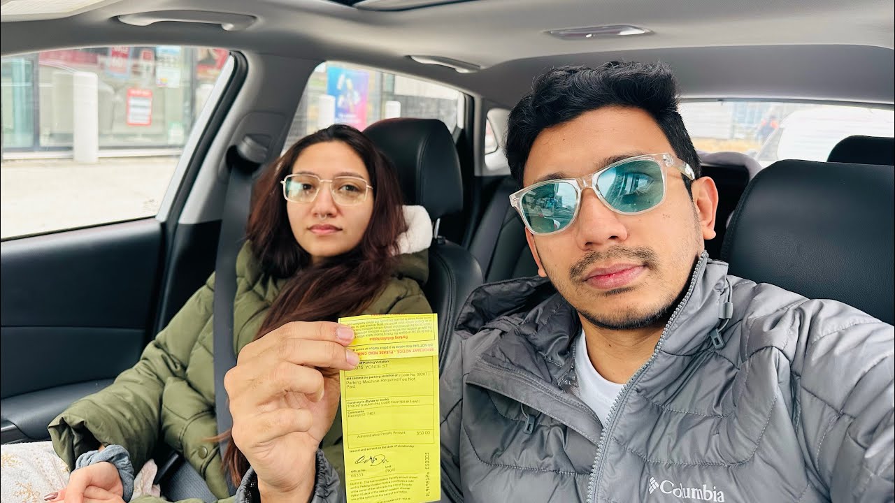 First parking ticket in Canada ! - YouTube
