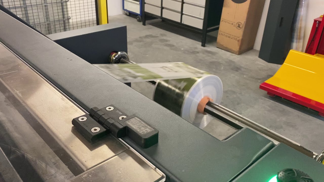 Polymount Film Cleaner 100 meter per minute! - YouTube