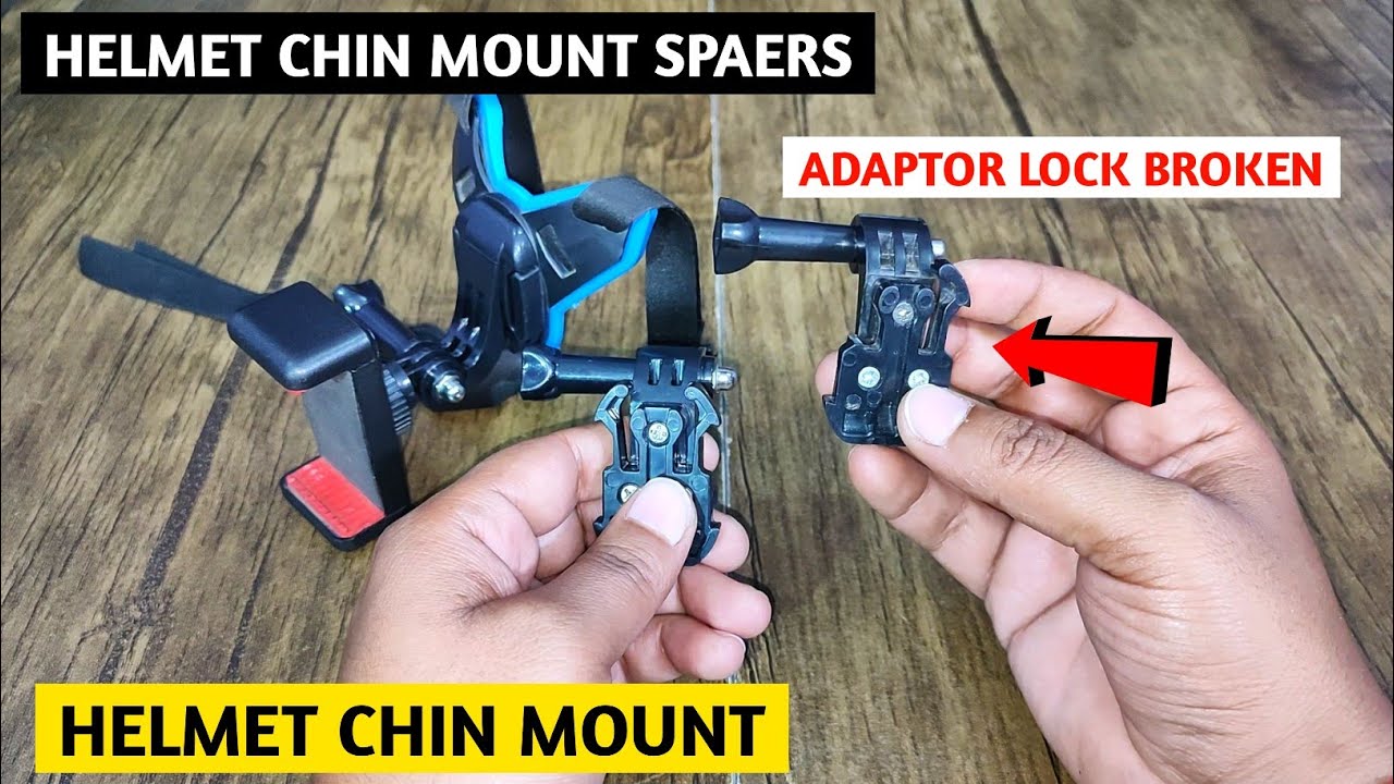 Helmet Chin Mount For Mobile Chin Adaptor With Screw | Helmet Chin ...