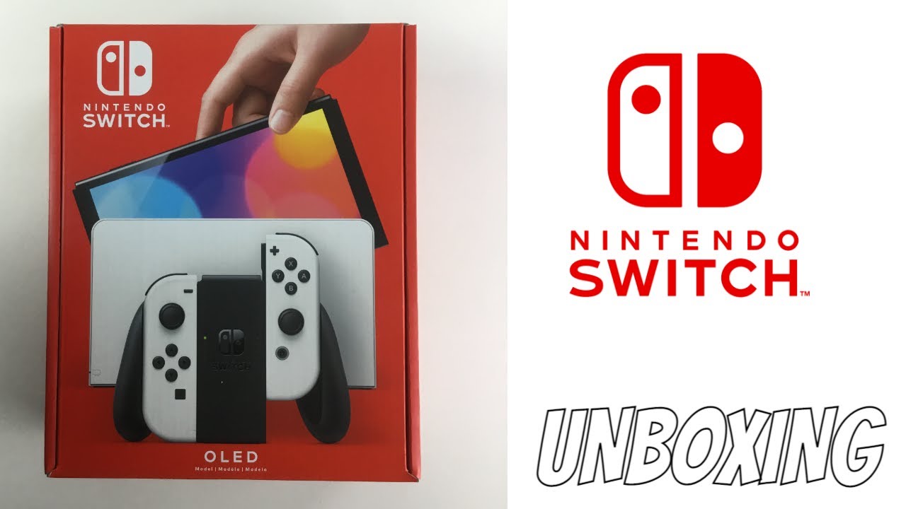 NINTENDO SWITCH OLED UNBOXING - YouTube