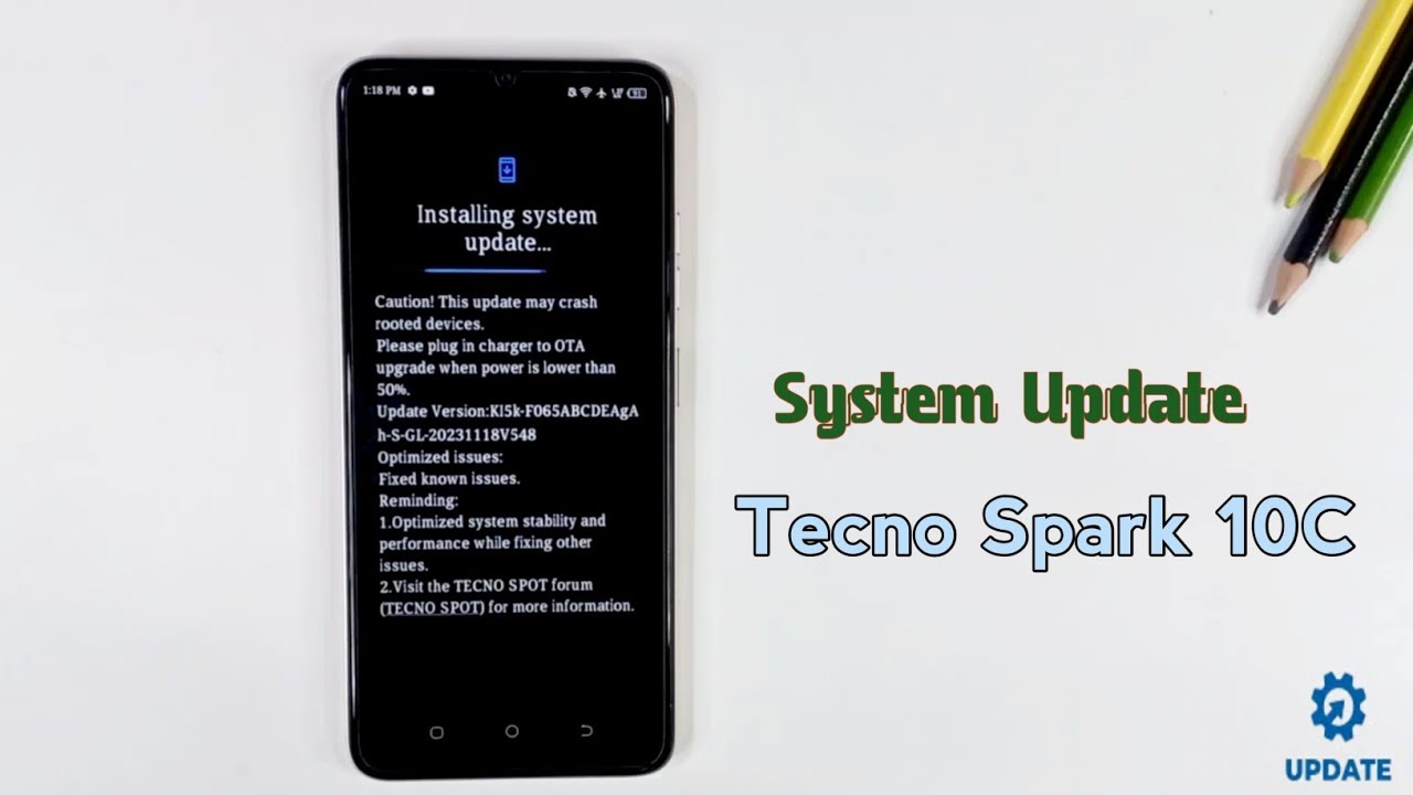 Tecno Spark 10C Sofware Update | New Latest Version Update | System ...