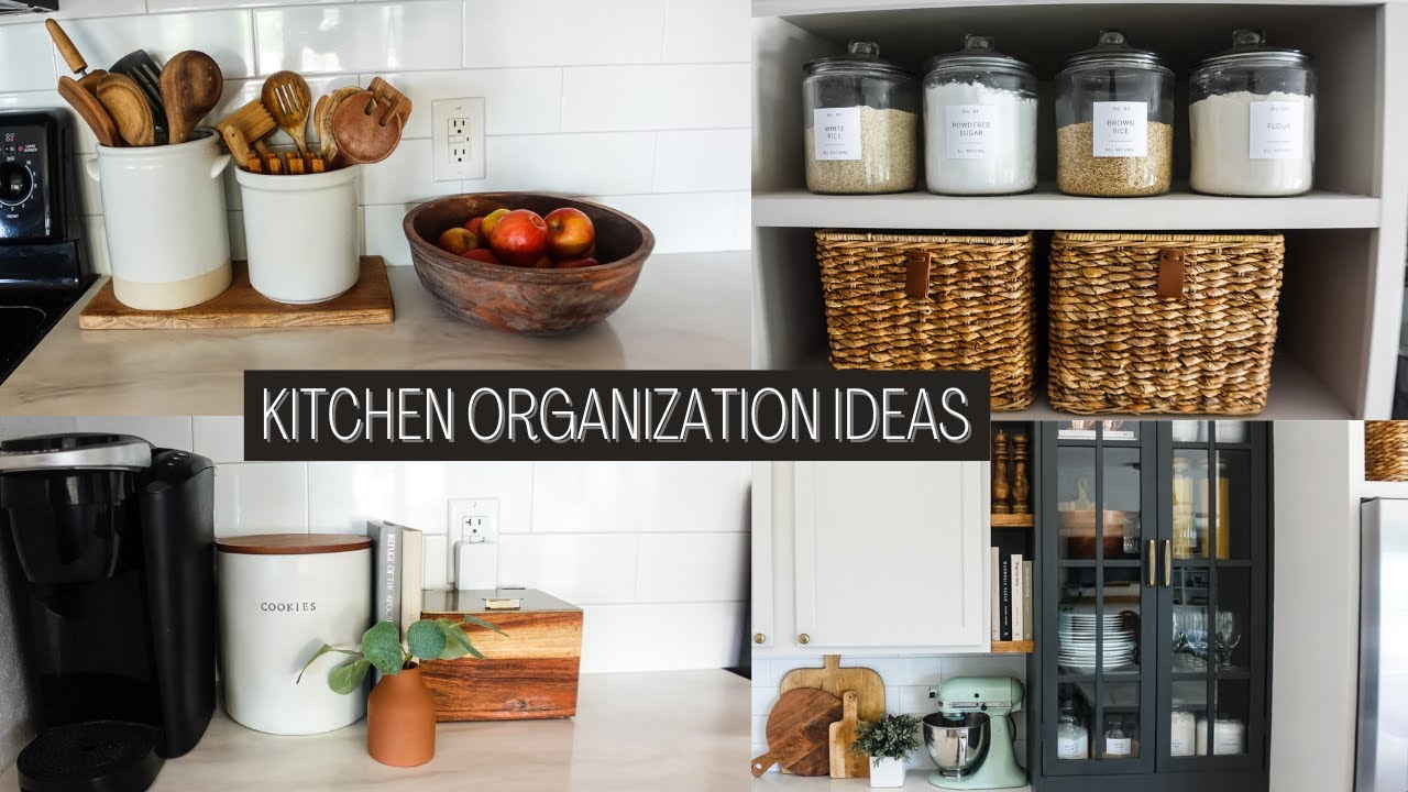 DIY KITCHEN ORGANIZATION IDEAS (EASY & BUDGET FRIENDLY!!) + **FREE ...