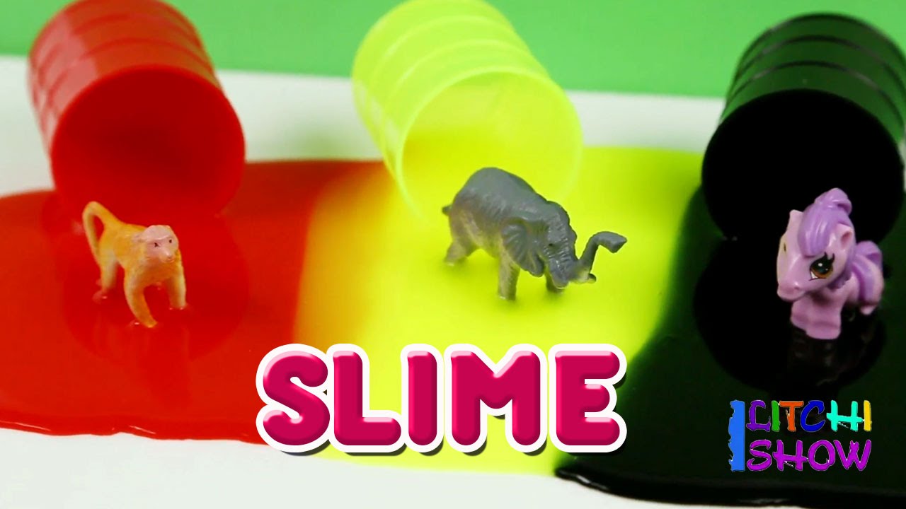 Slime Activities for Kids | Toys Revealing from Slime | Making of Slime ...