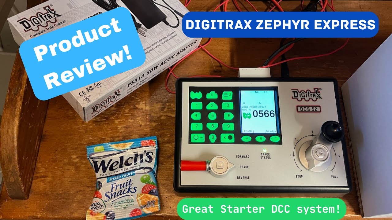 Digitrax Zephyr Express DCC Starter Set Product Review - YouTube