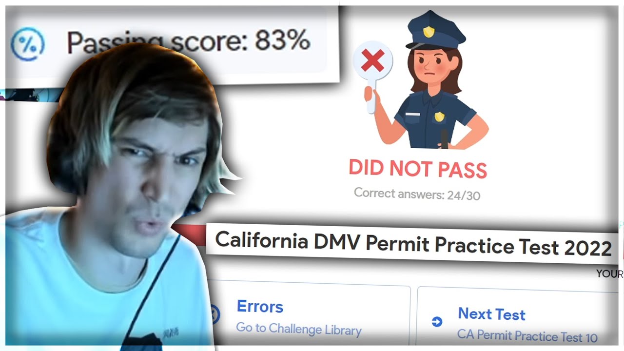 xQc takes Driving Test (with chat) - YouTube