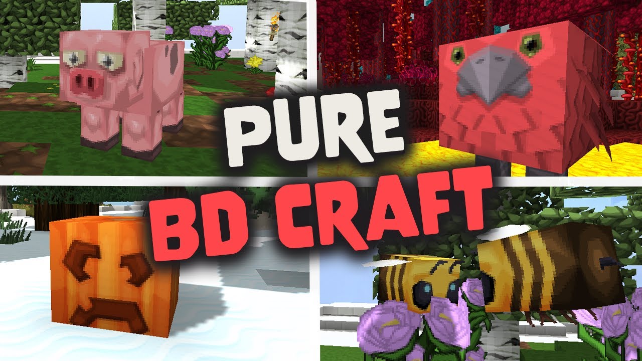 Pure BD Craft Texture Pack for Minecraft 1.18 | Comic Book Resource ...