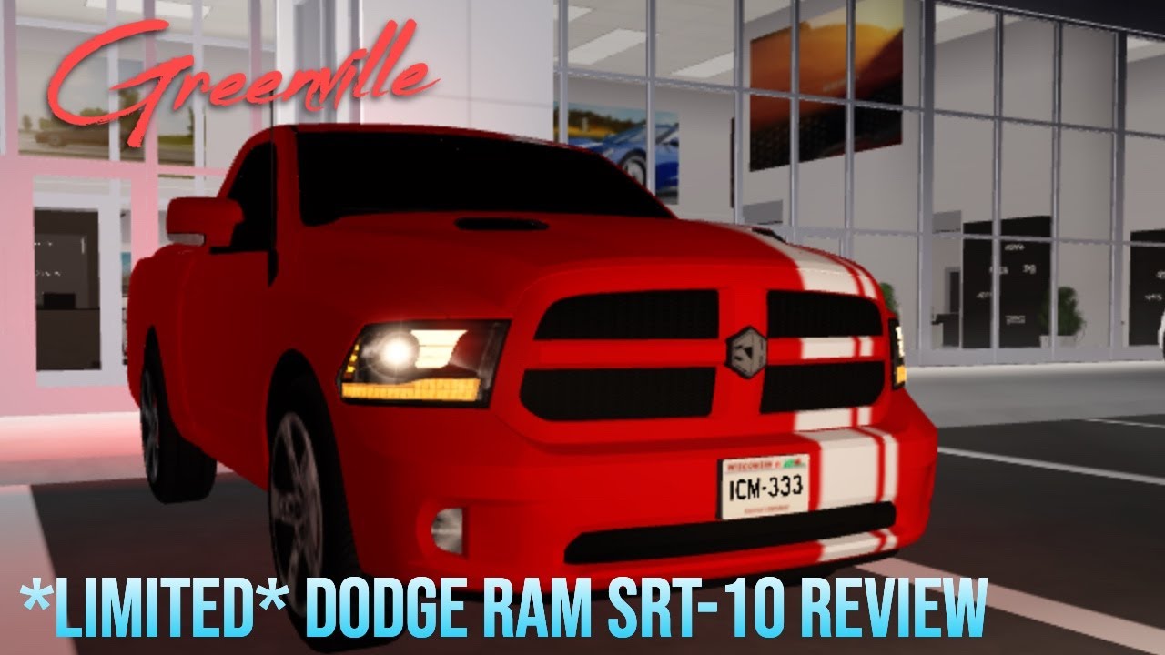 *LIMITED* DODGE RAM SRT 10 Review - Greenville Roblox - YouTube