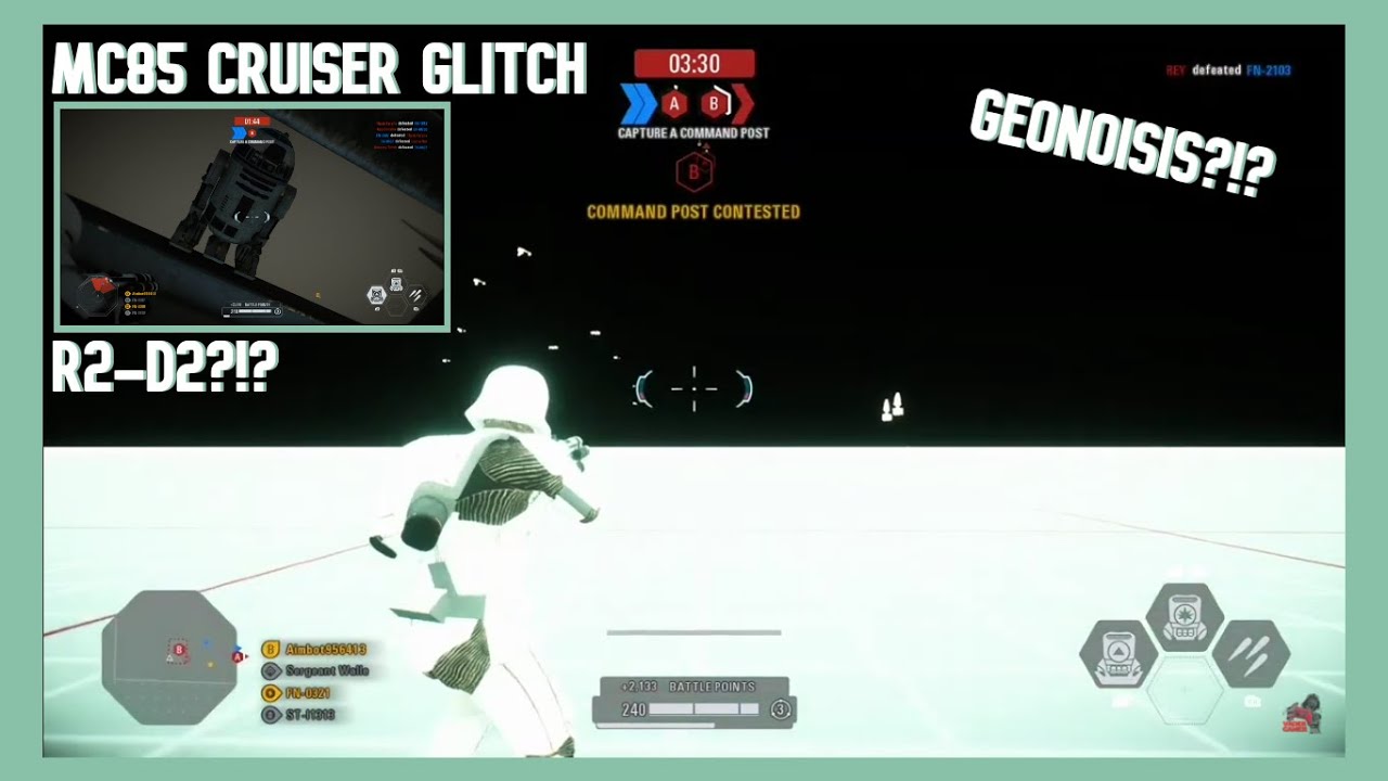 Star Wars Battlefront 2 Co-op MC85 Cruiser Glitch - YouTube