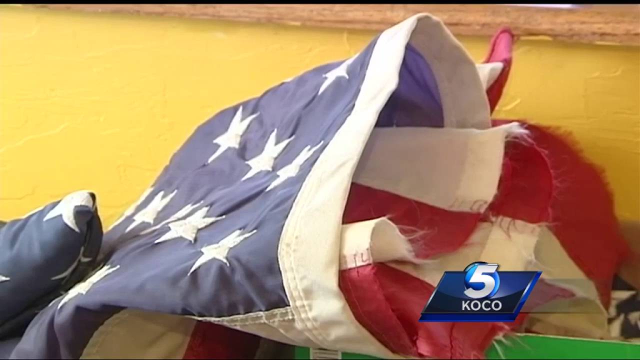 Veteran turns tattered, torn American flags into way to honor soldiers ...