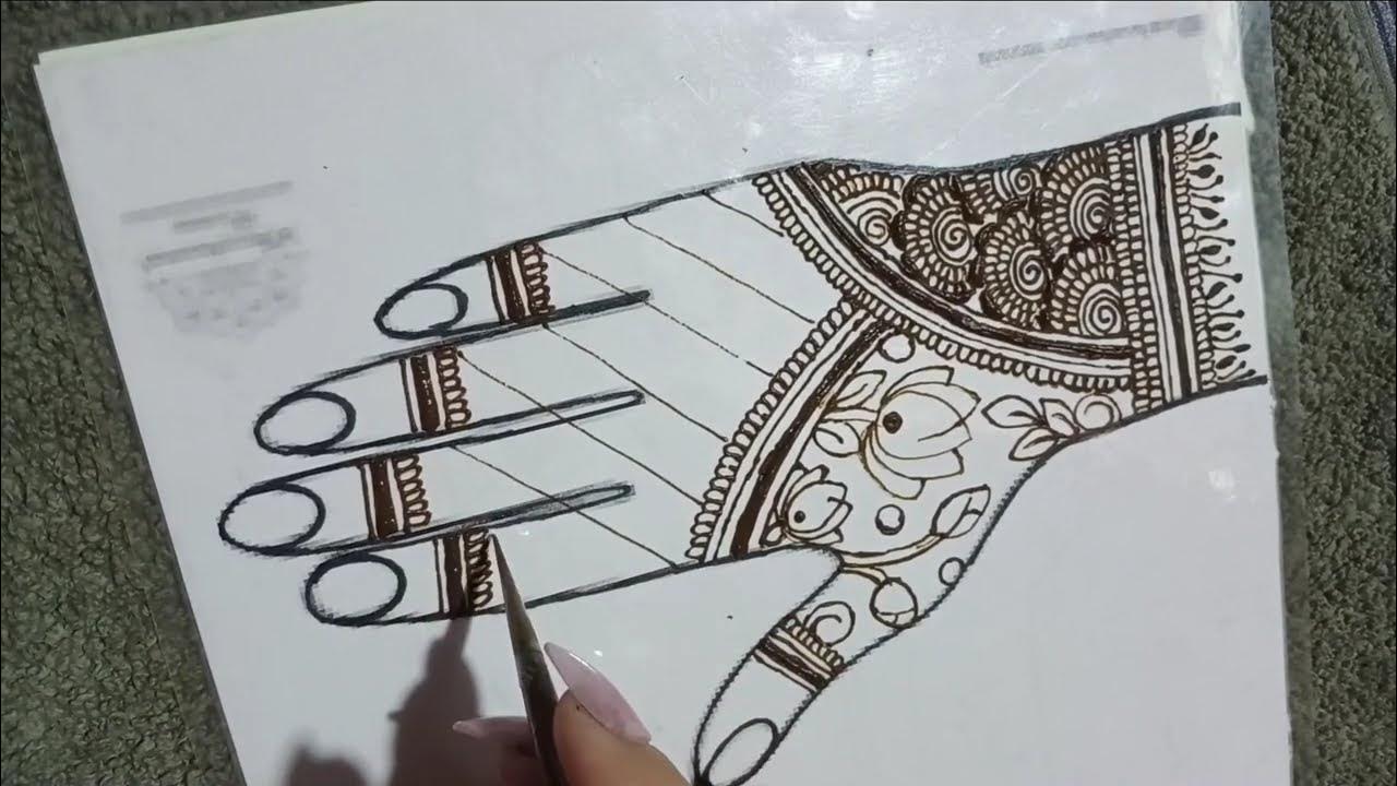 "Elegant Henna Design for Beginners | Step-by-Step Mehndi Art" ||Pooja henna arts 🎨 - YouTube