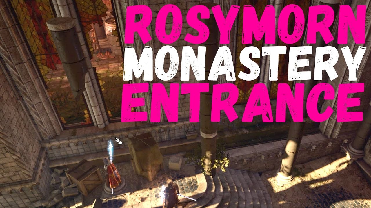 Baldur's Gate 3 Rosymorn Monastery Entrance Door | 4 ways to get into ...