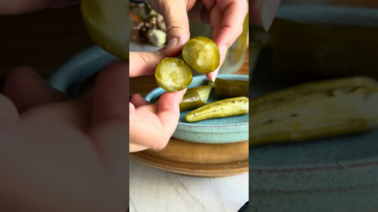 Middle eastern pickled cucumber - YouTube