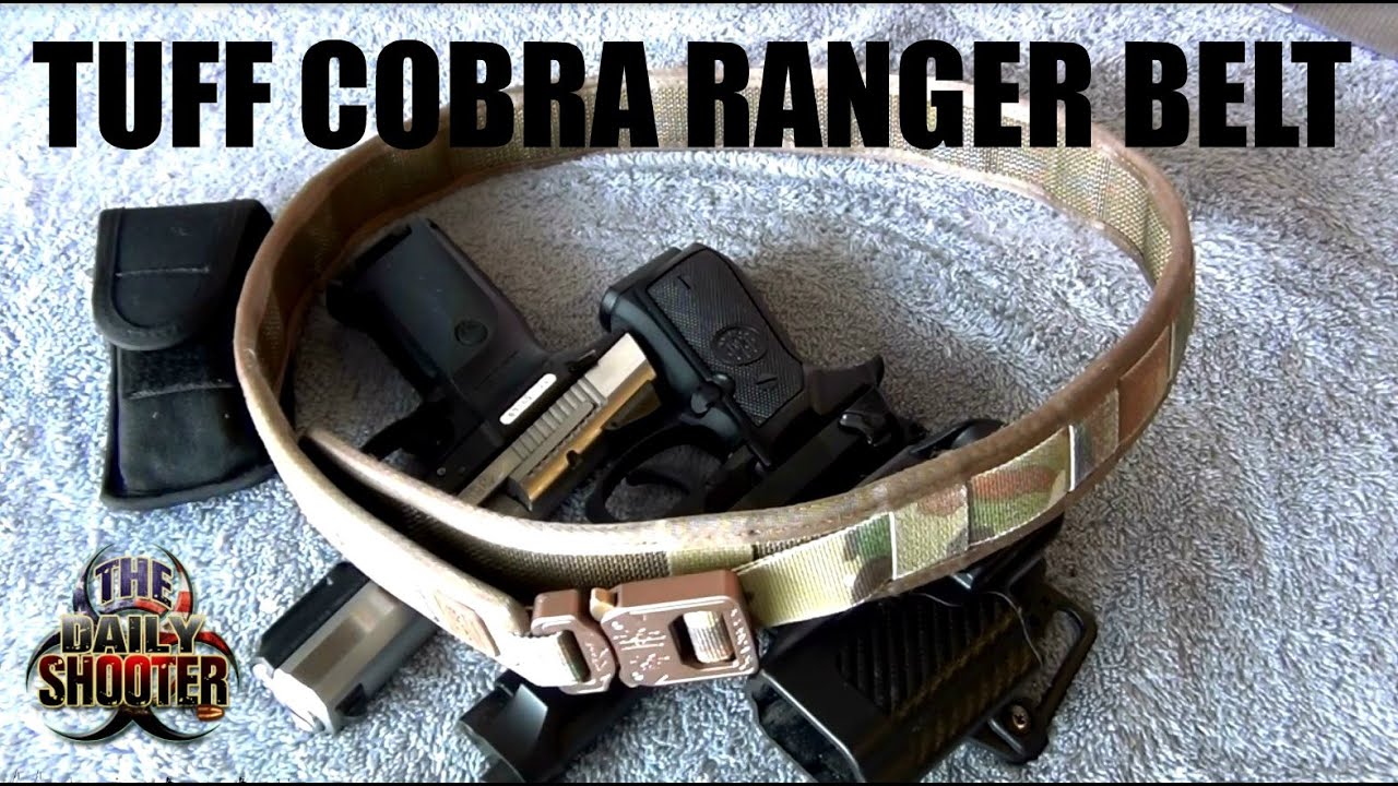 TUFF Cobra Ranger Gun Belt Review Test & Comparison - YouTube