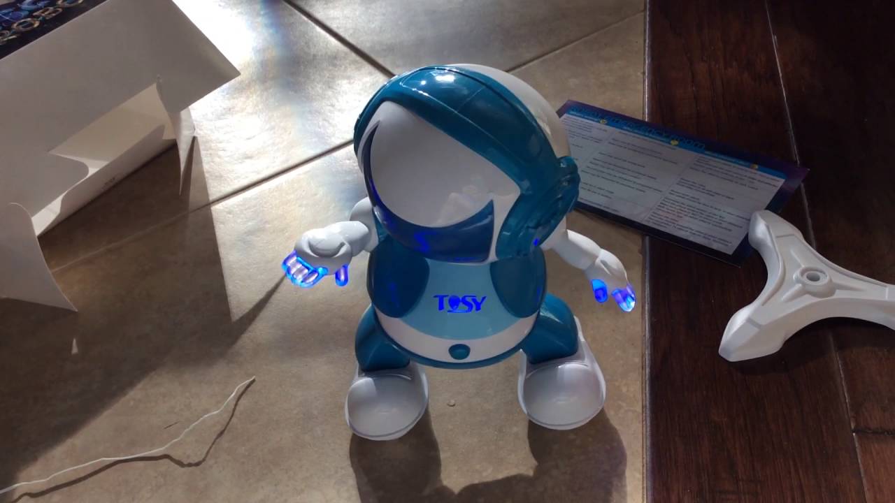 Tosy Discorobo robot toy try me mode - YouTube