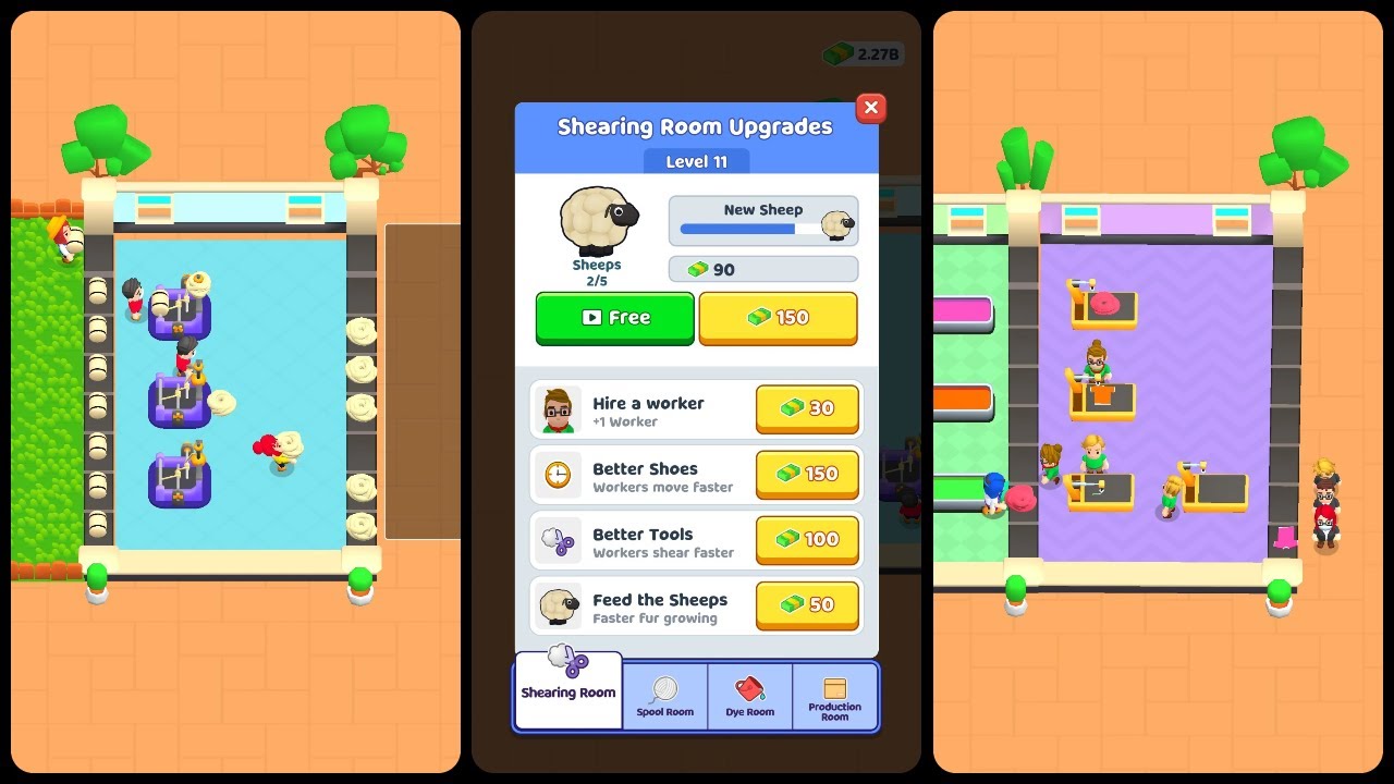 Wool Master Idle Game Gameplay Android Mobile - YouTube