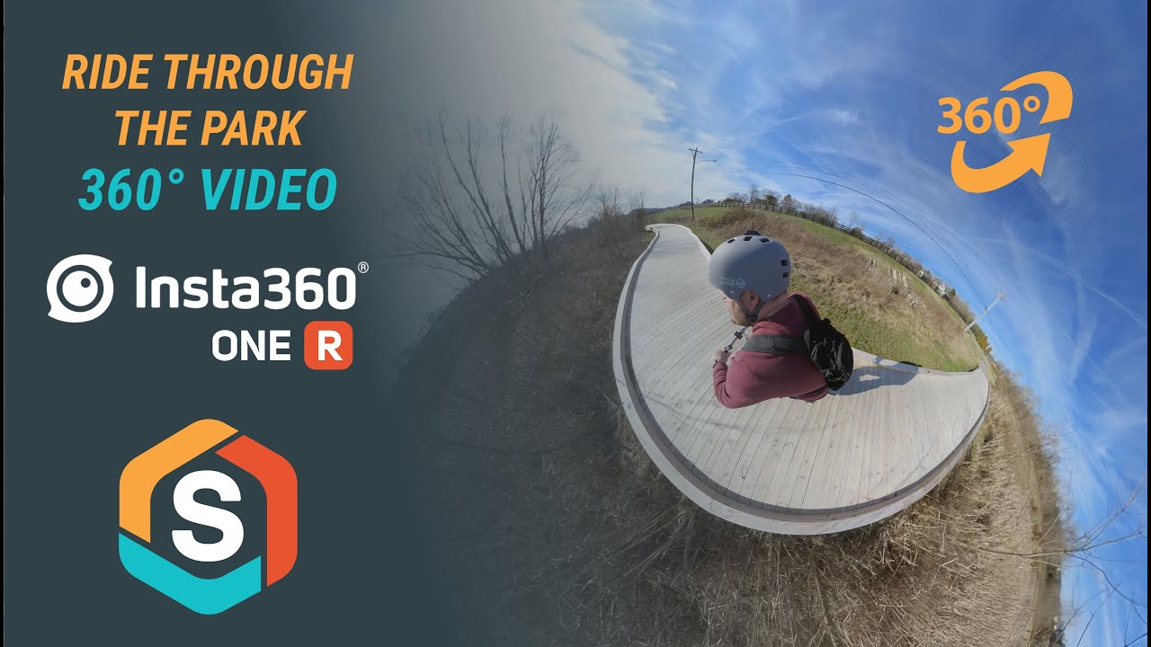 Ride through the park - Insta360 - ONE R Action Camera - Twin Edition ...
