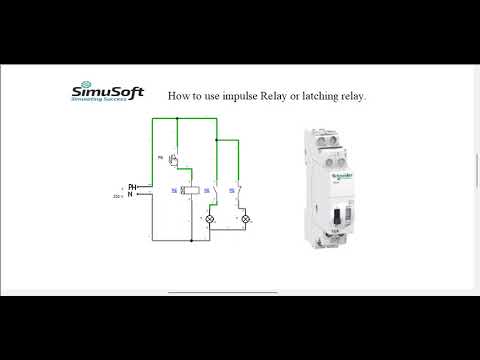 Impulse Relay or latching circuit Using Automation Studio - YouTube