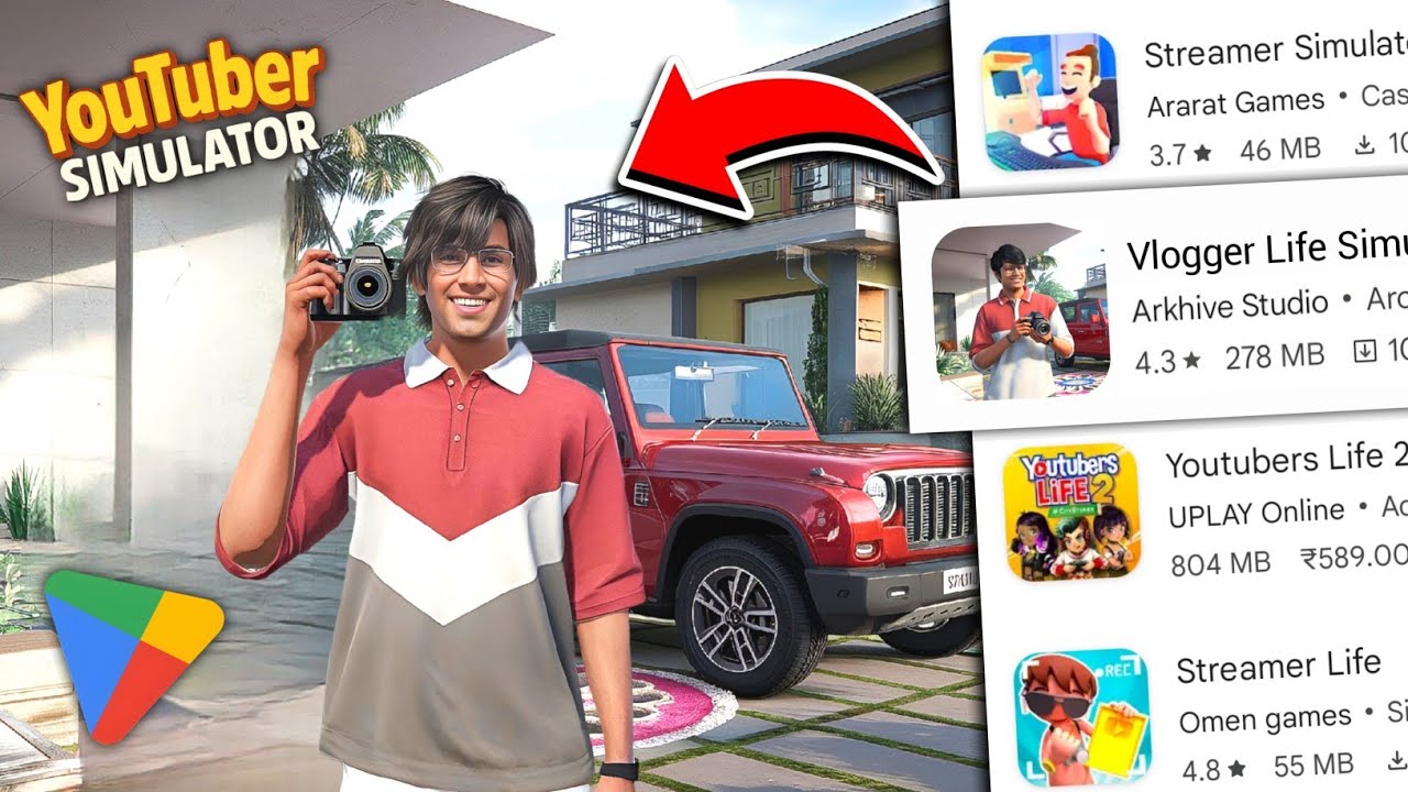 I Found "BEST" Youtuber Life Simulator Games On Mobile !! - YouTube