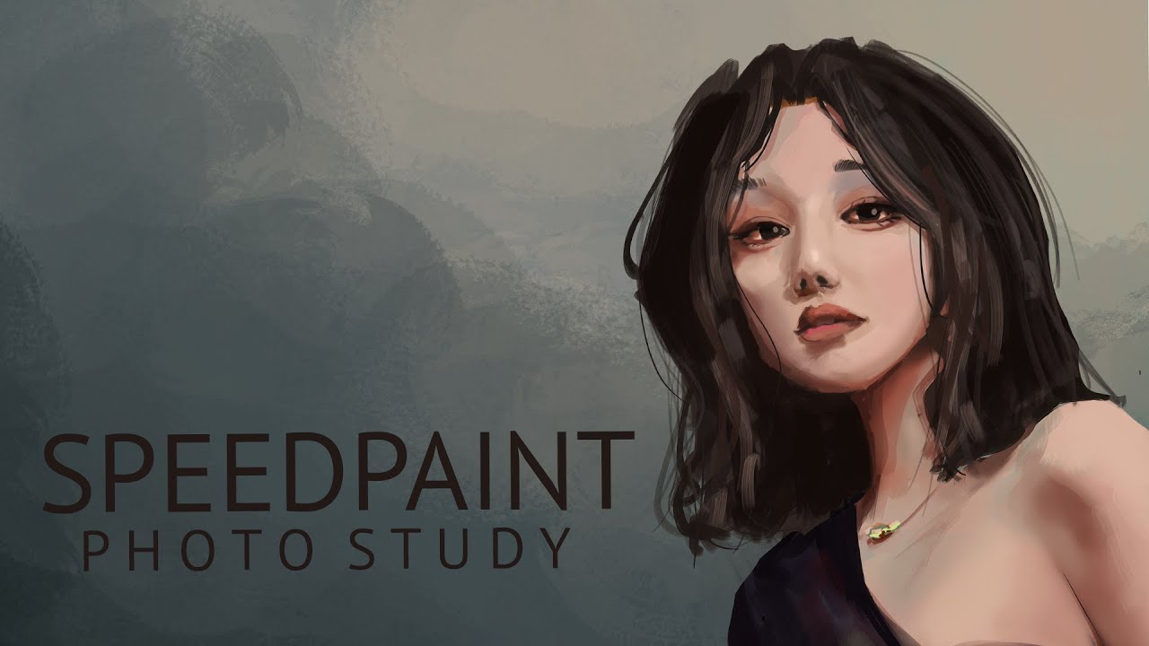 Photo study | speedpaint - YouTube