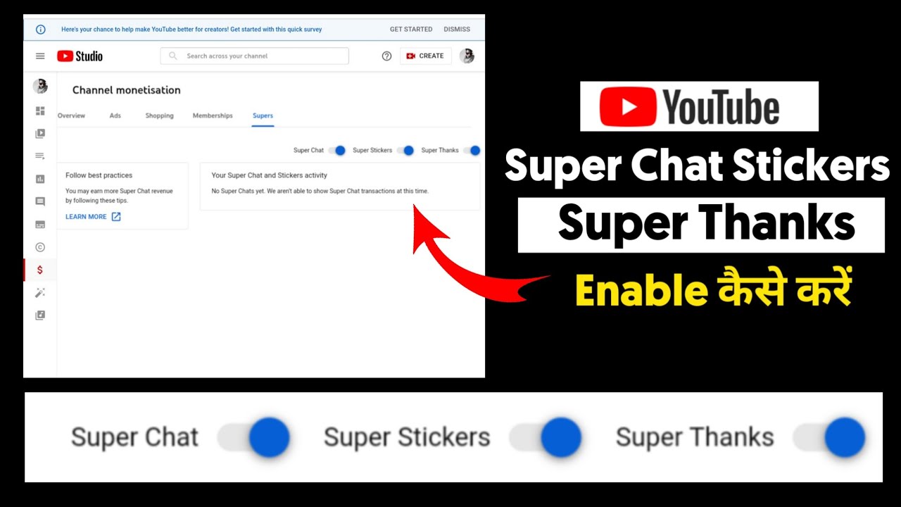 How To Enable Super Chat And Super Stickers On YouTube | Super Chat ...