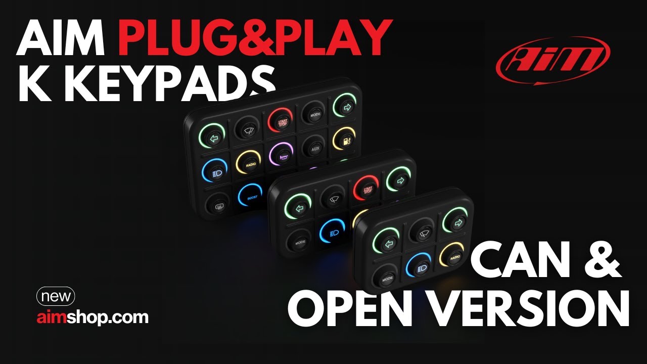 Aim K8 CAN-Bus Keypad: A Webinar with Robbie Yeoman - 3/26/2024 - YouTube