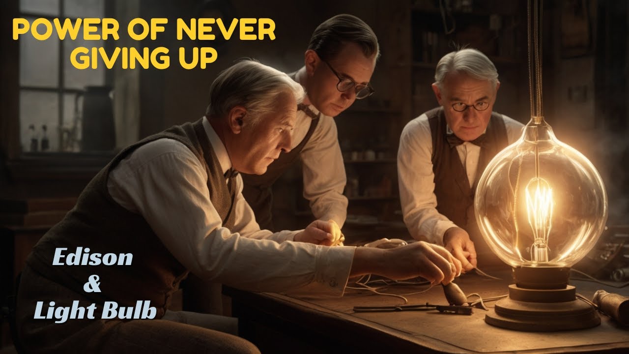 Motivational Story– Edison’s Light Bulb Story That Changed the World # ...