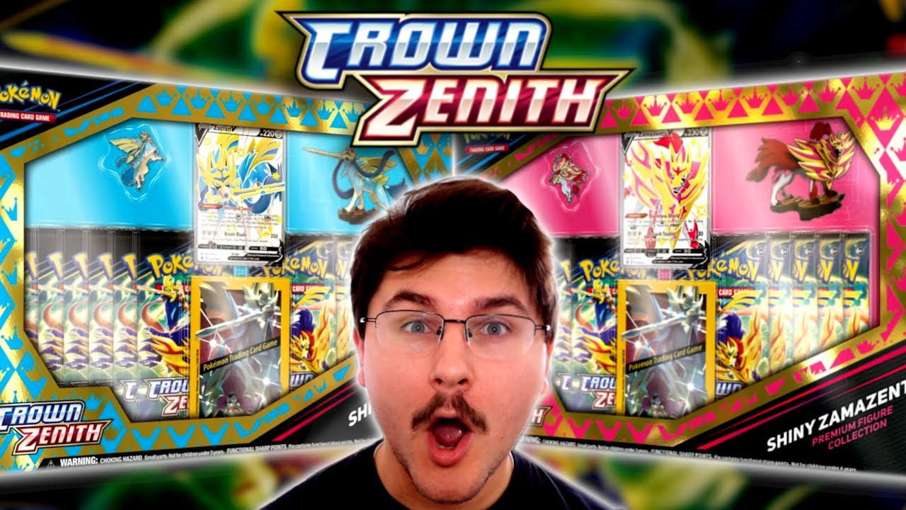 Opening *NEW* Shiny Crown Zenith Boxes! - THE PULLS ARE INSANE!!! - YouTube