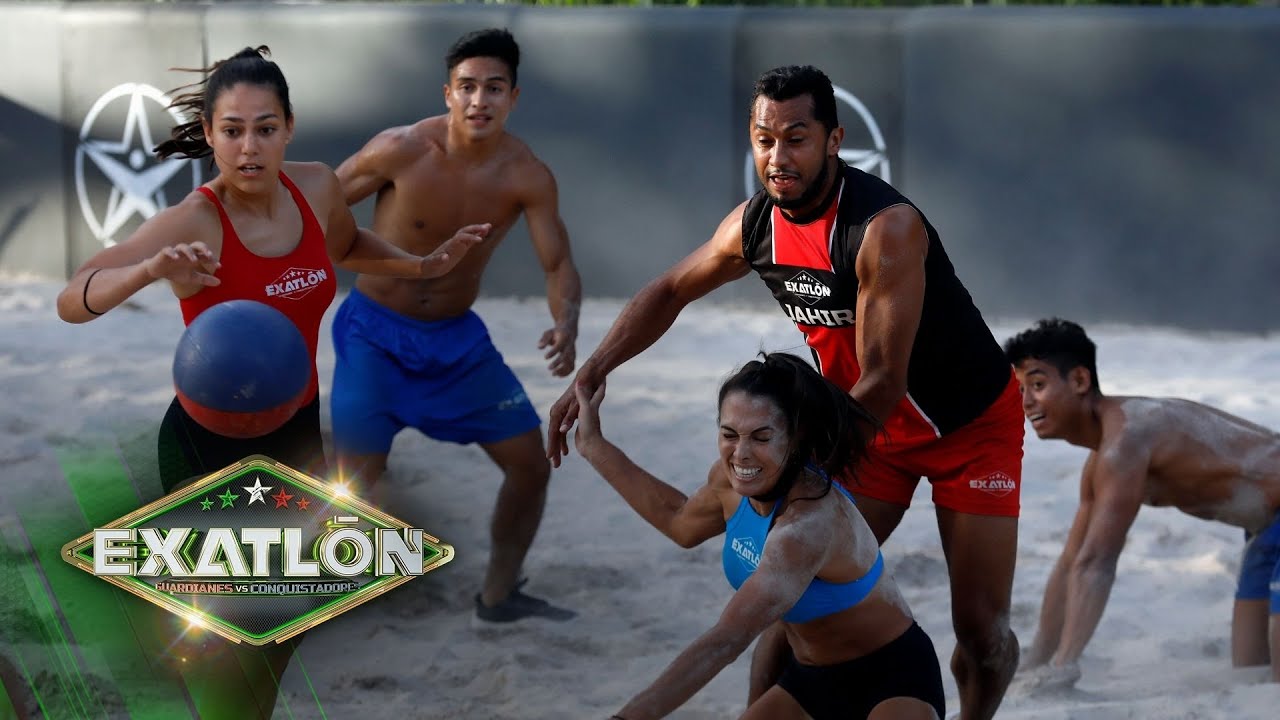 Ruta De Los Campeones del Exatlón en la arena del Exaball. | Exatlón ...