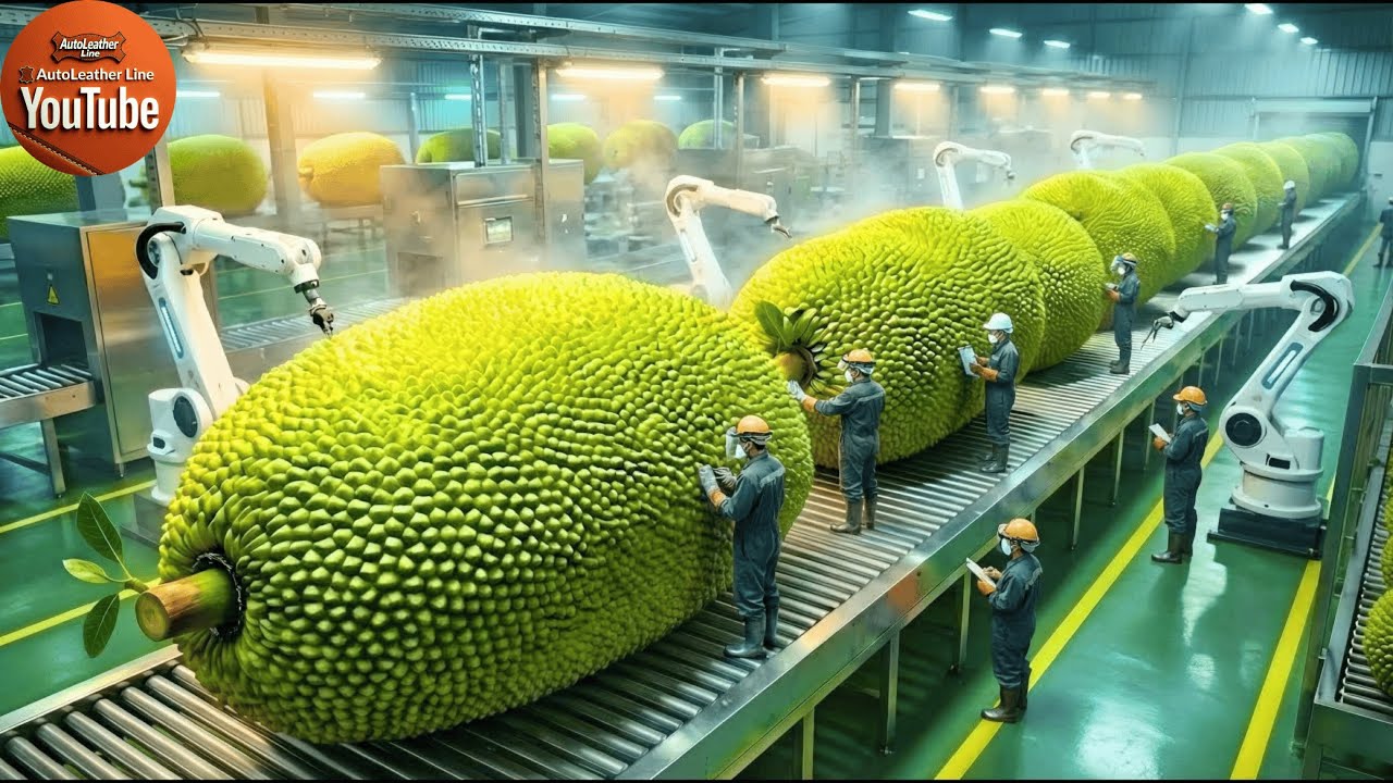 Inside the Jackfruit Factory: From Fresh Jackfruit to Sweet Desserts ...