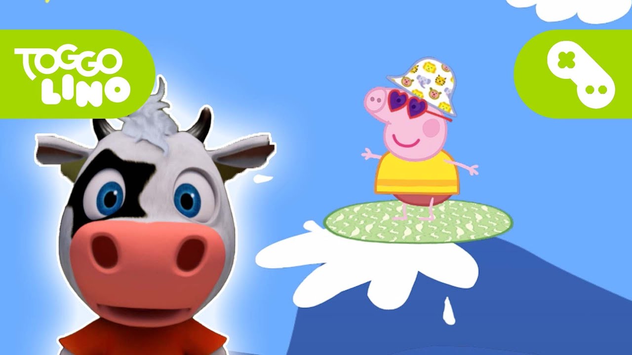 Am Strand mit Peppa Pig | Spielen mit Toggolino | Abenteuer mit ...