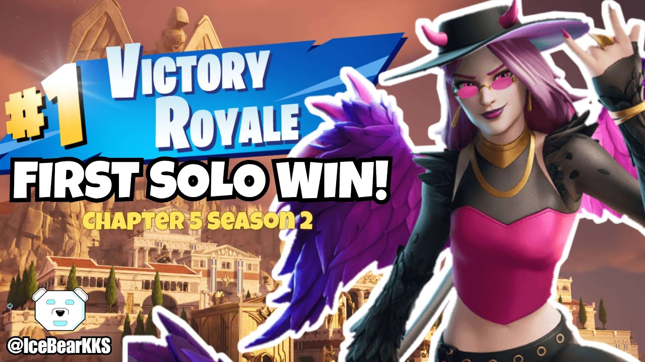 Fortnite C5S2 Season ရဲ့ပထမဦးဆုံး Solo အနိုင်ပွဲ | First Solo Win in ...