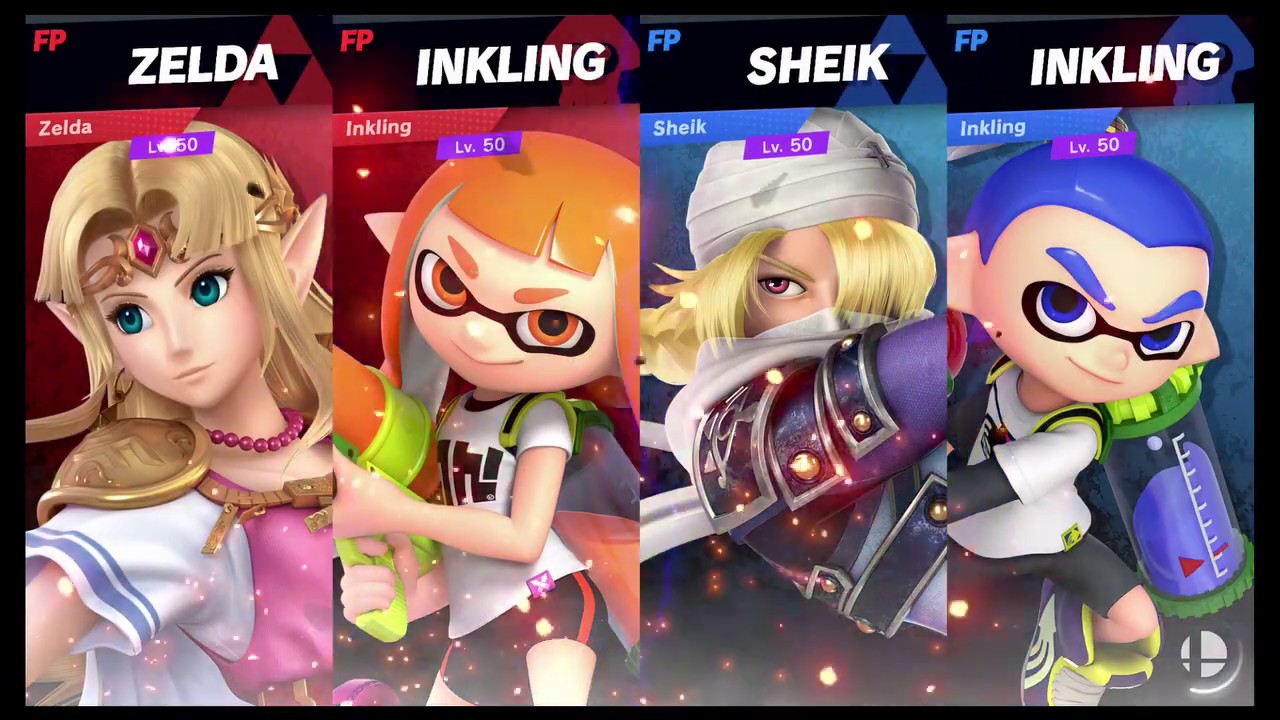 Super Smash Bros Ultimate Amiibo Fights Request #9572 Zelda & Inkling ...
