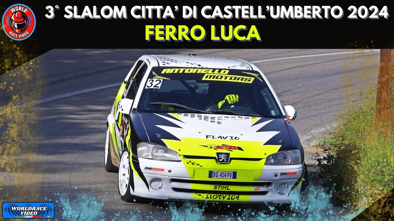 Ferro Luca 3° Slalom Città di Castell'Umberto 2024 - YouTube