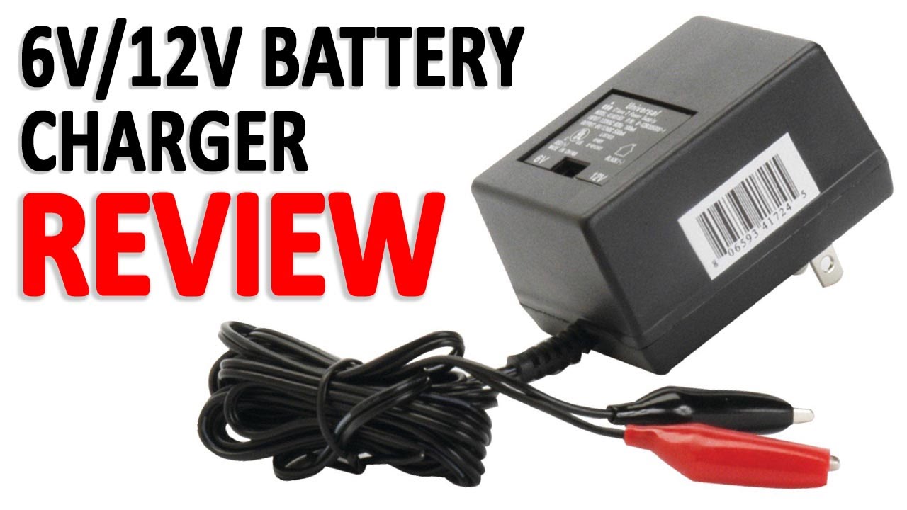 Generic 6v/12v Battery Charger Review (UPG D1724) - YouTube