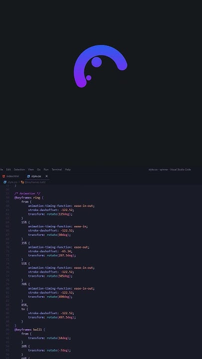 Css Loading Spinner Css Spinner Animation Using Html And Css Shorts Short Css Cssanimation