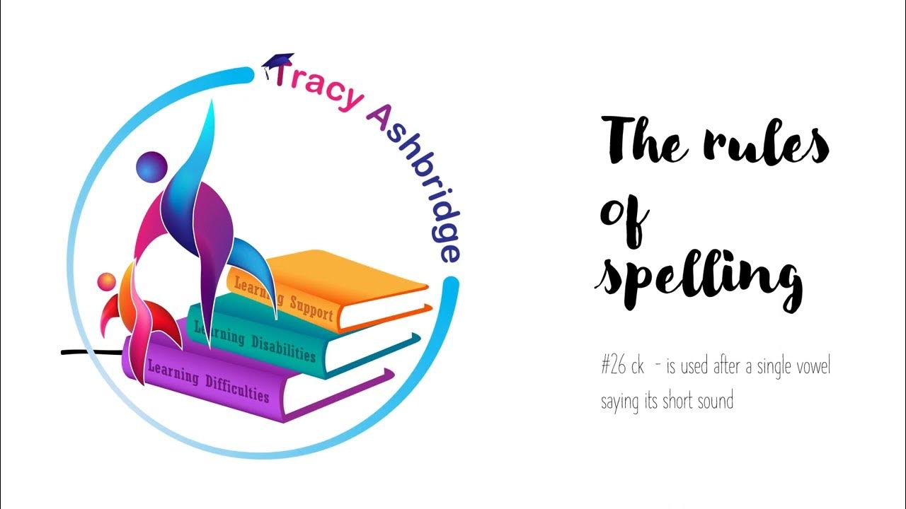 The rules of spelling 25, 26 and 27 - dge, ck and tch - YouTube