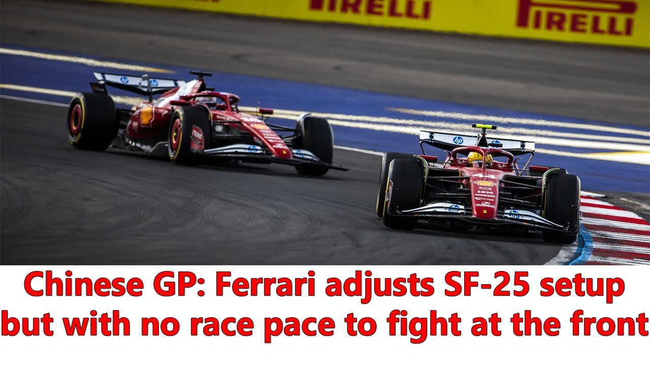 Ferrari nightmare in F1 China: double disqualification; SF25 setup ...