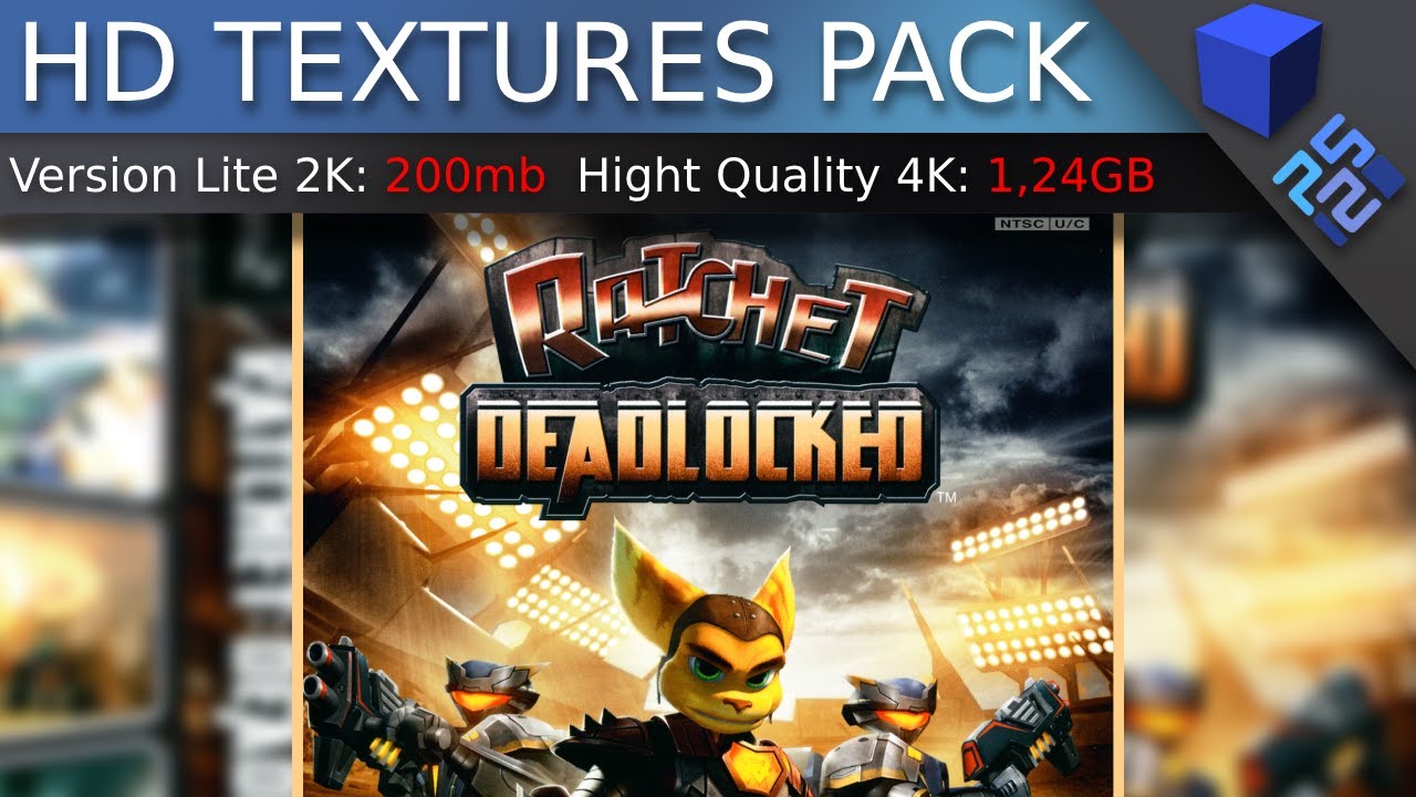 Ratchet: Gladiator & Deadlocked | HD Texture Pack | PCSX2 - AetherSX2 - YouTube