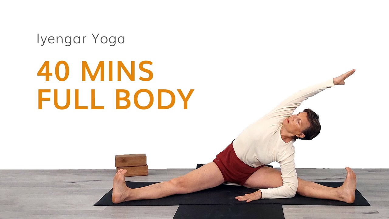Full Body Morning Practice:Iyengar Yoga with Kathy Cook - YouTube
