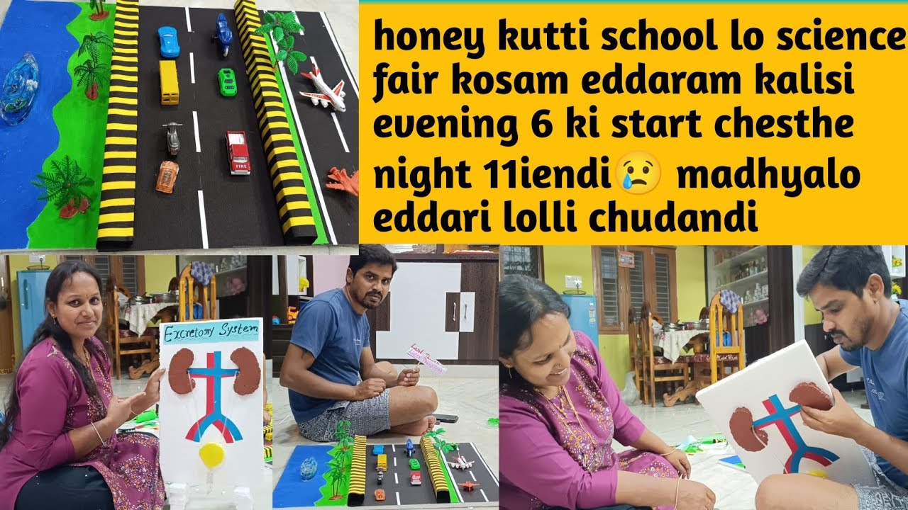 Honey kutti science fair kosam project chesi padukune sari ki n8 12 ...