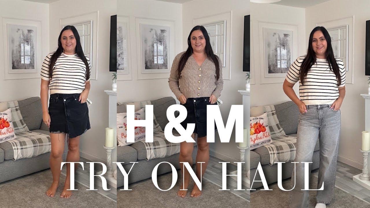 H&M Autumn Haul🧡 UK Size 16-18 Try On 🧡 - YouTube