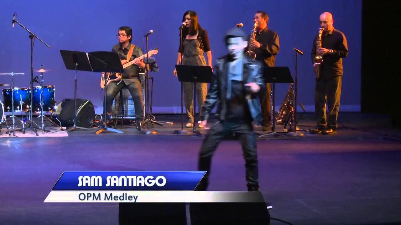13 yearl Old Sam Santiago Sings OPM Pinoy Rock Medley - YouTube