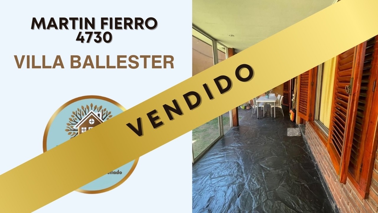 Casa de 5 ambientes en Villa Ballester - YouTube