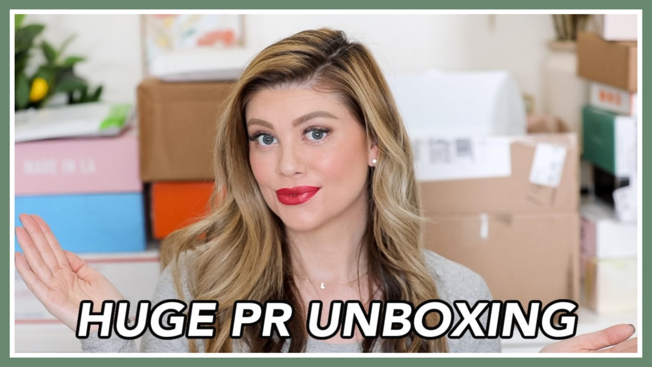 HUGE PR UNBOXING HAUL | WHAT'S NEW IN BEAUTY! - YouTube