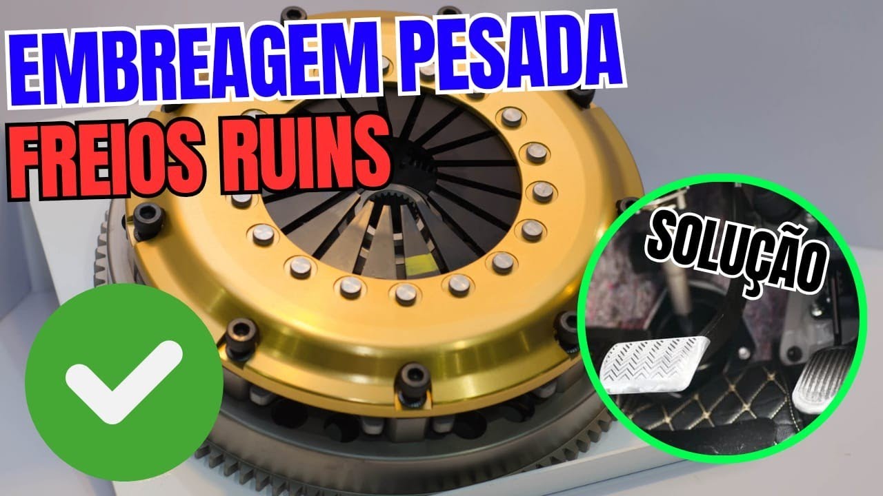 Embreagem pesada e freio ruim RESOLVA em CASA #l200 #freios - YouTube